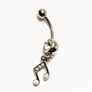 Jewelry | Music Note Belly Button Navel Ring | Poshmark